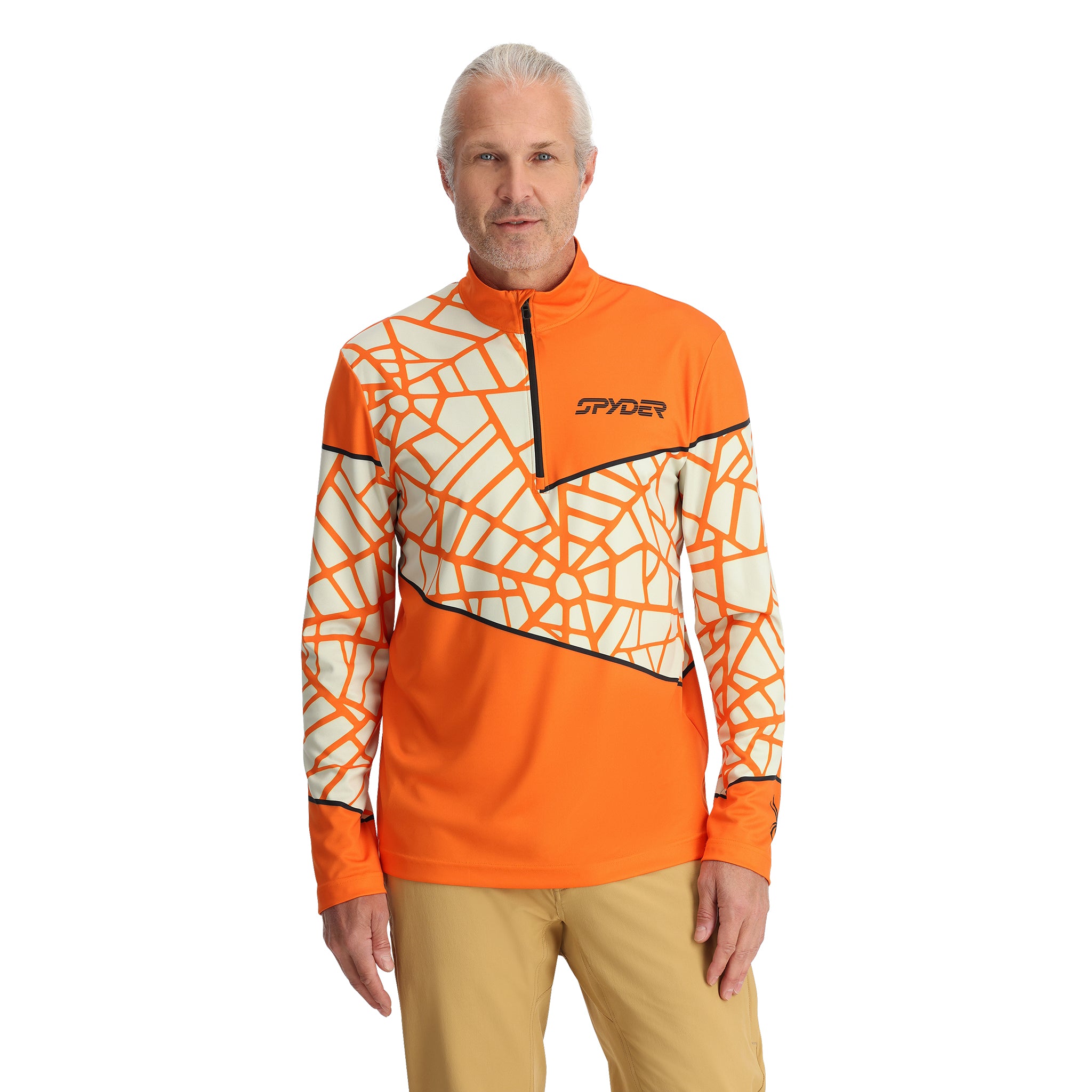 Vital Half Zip - Orange Shock | Spyder Europe