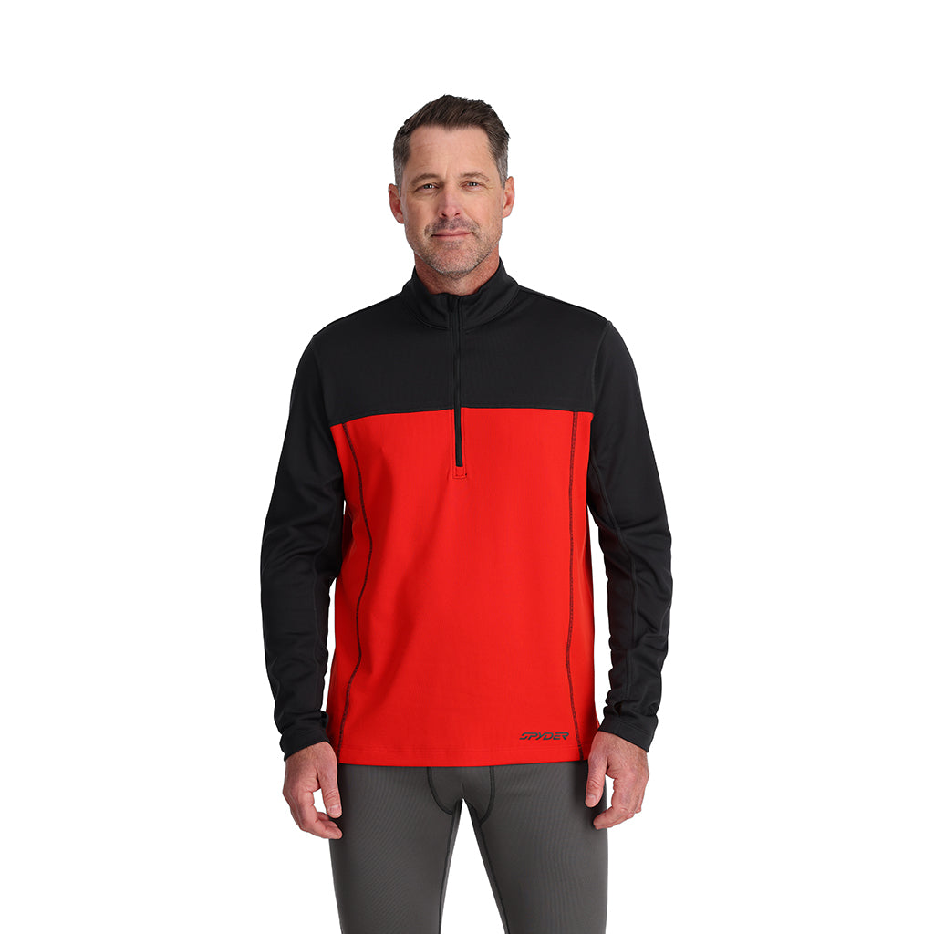Charger 1/2 Zip - Volcano | Spyder Europe