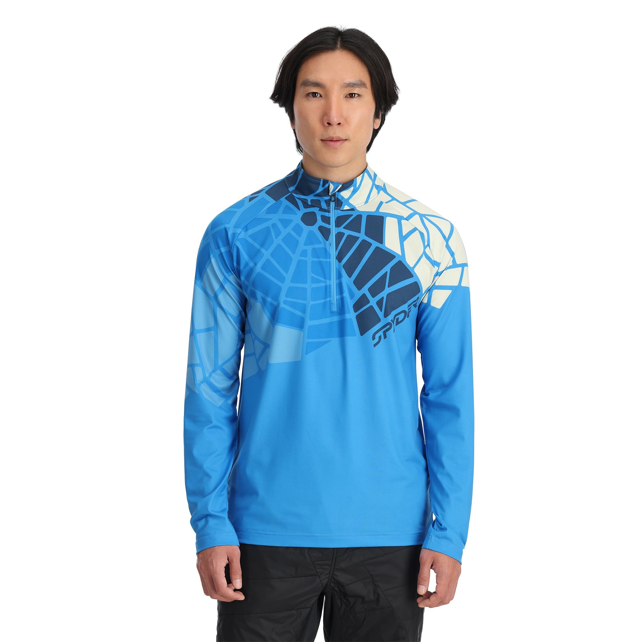 Mens Legacy Half Zip - Aether Blue | Spyder Europe