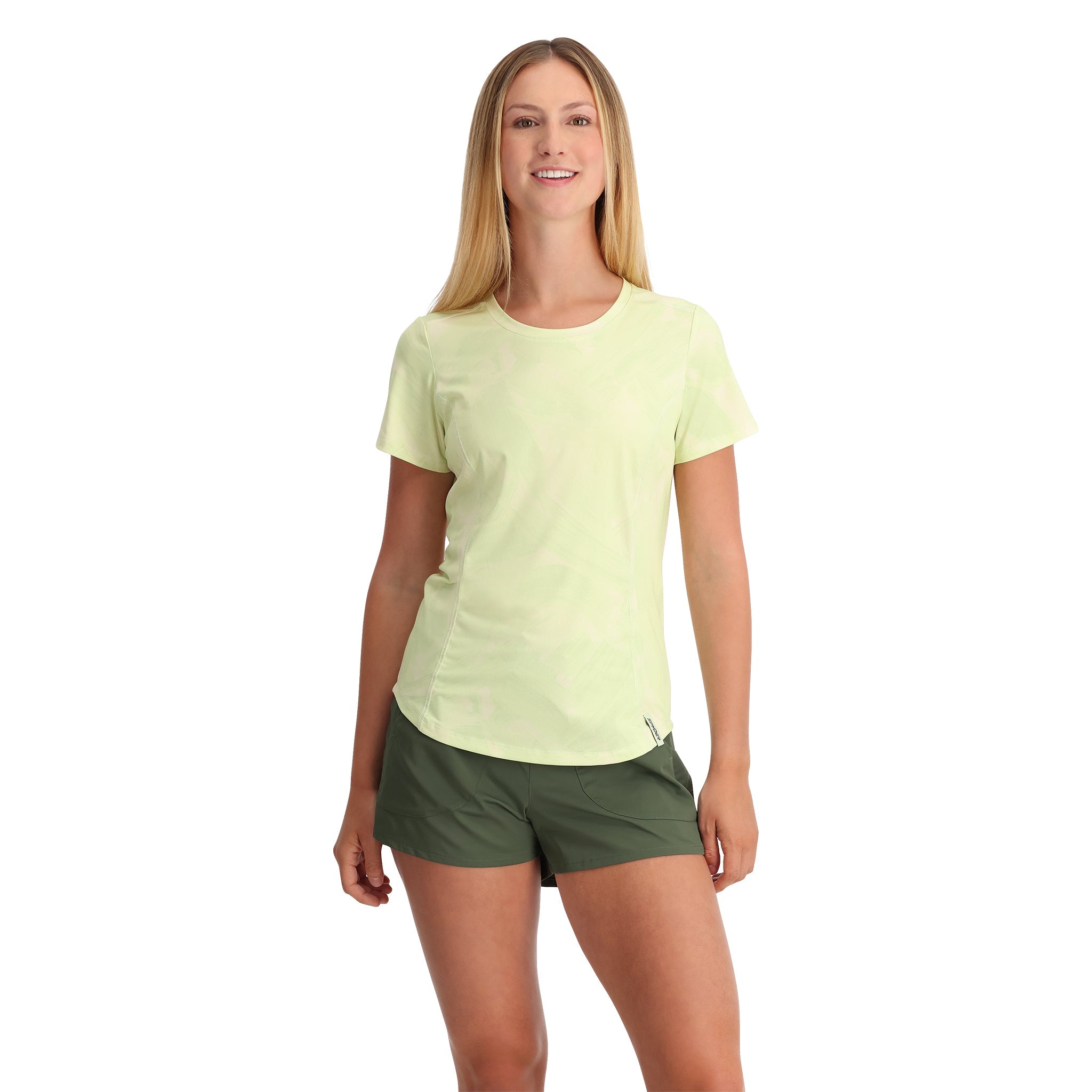 Arc Short Sleeve Tech Tee - Spearmint | Spyder Europe