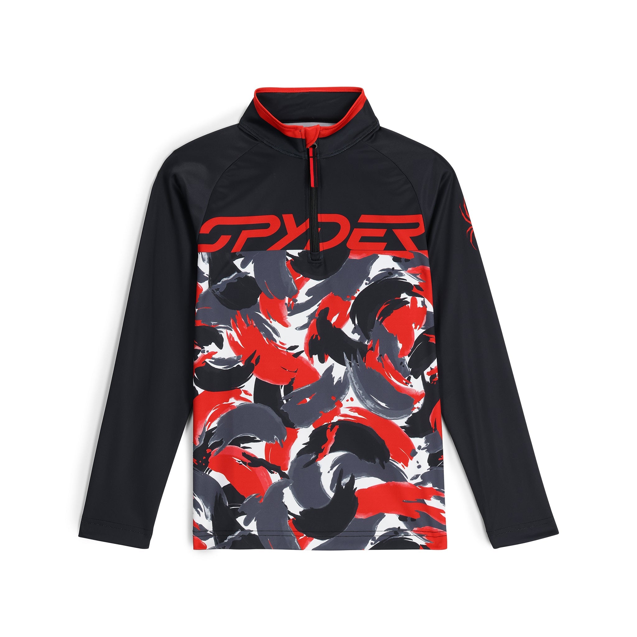 Camo Half Zip - Spyder Red | Spyder Europe