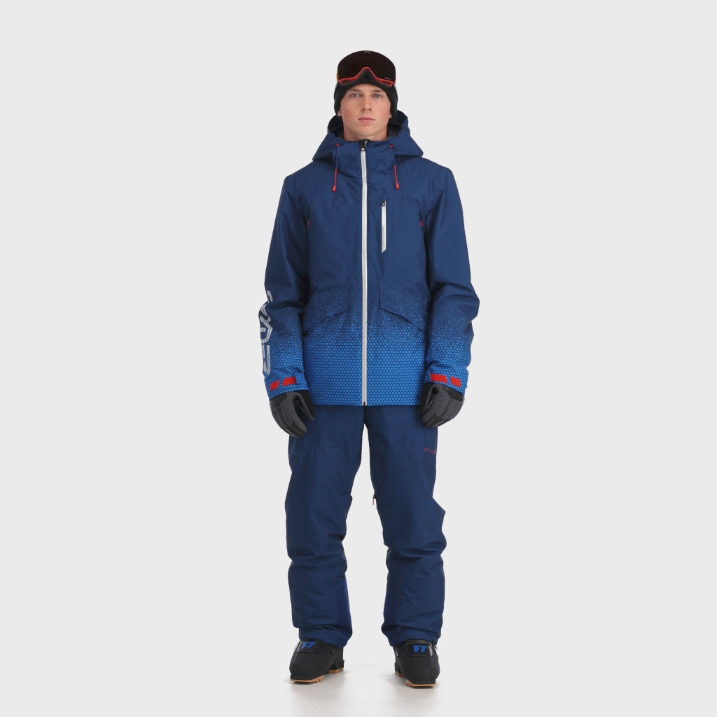 Mens Anthem - Faded Geo Collegiate (2022) | Spyder Europe
